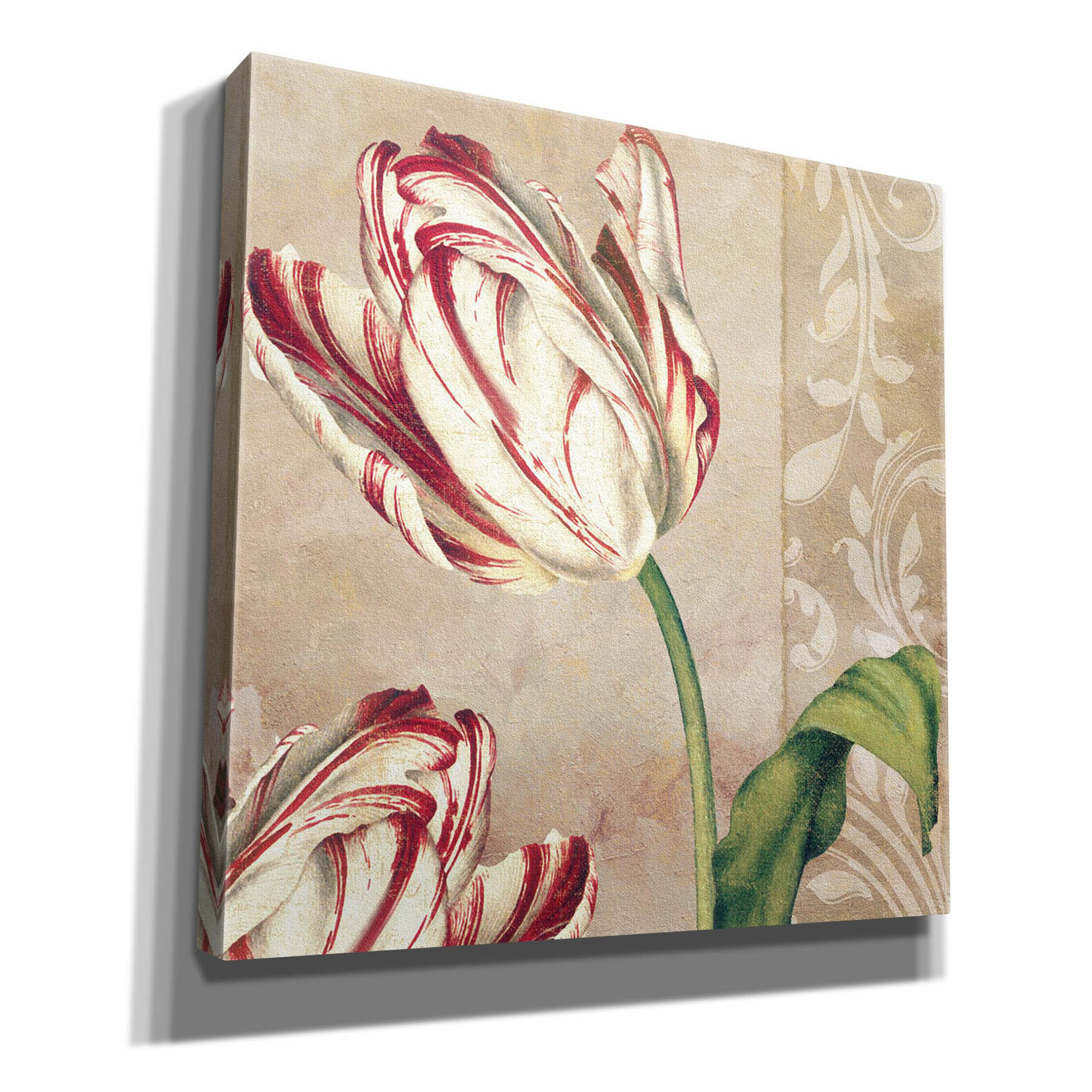 Red Barrel Studio® Dalenna Red Barrel Studio 'Peppermint Tulips I' By Sasha, Canvas Wall Art ...